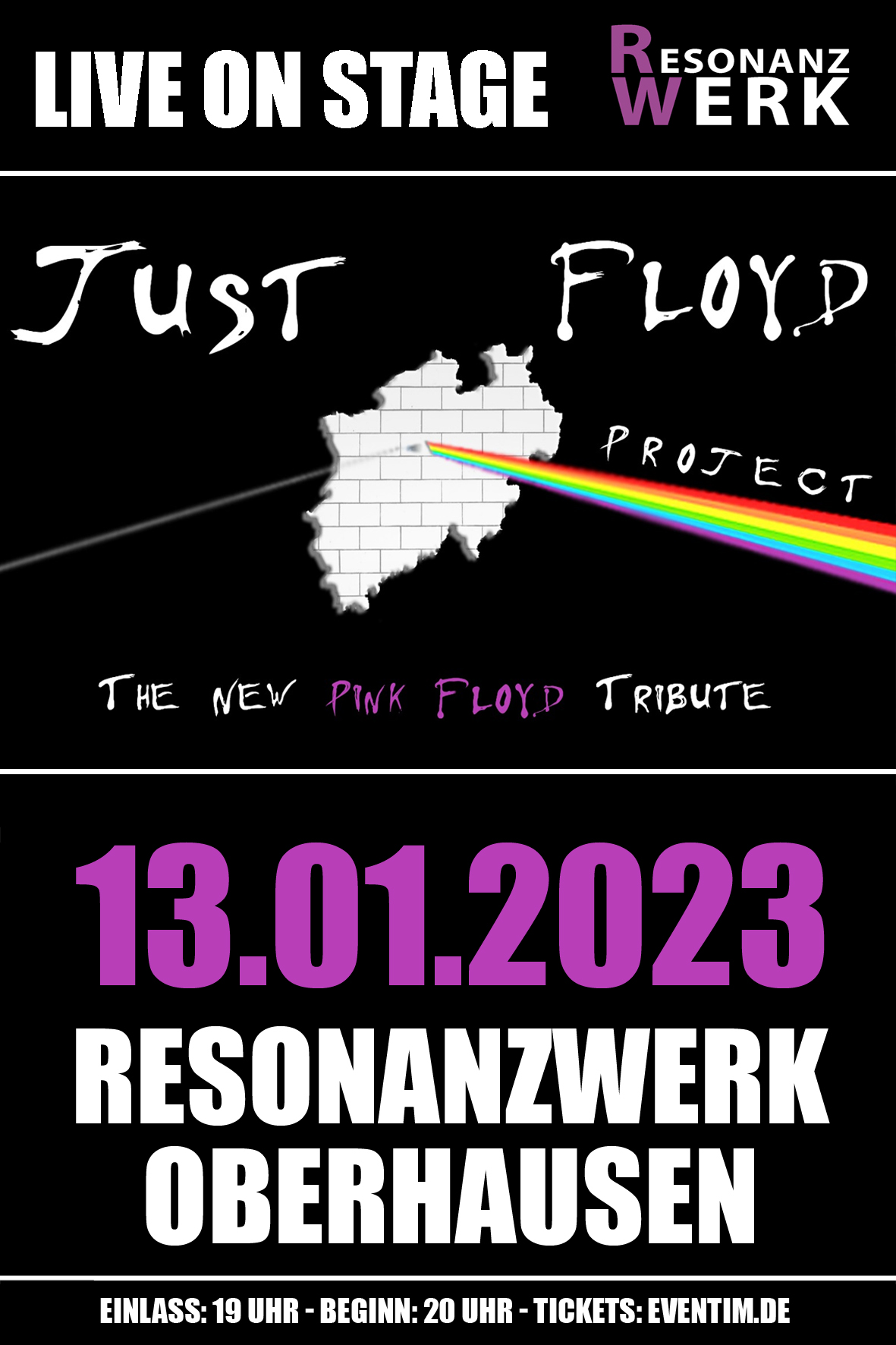 Just Floyd Project – PINK Floyd aus dem Ruhrpott live am 13.01.2023 ...